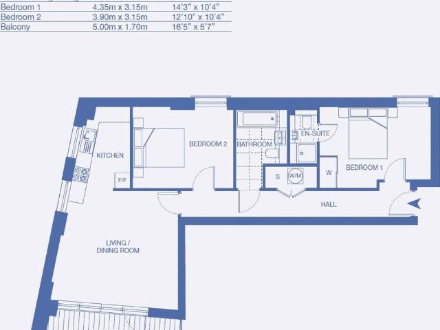 Lingfield Apartments, Parade Gardens, Chingford E4, 2 bed flat to rent, £2,215 pcm | PrimeLocation