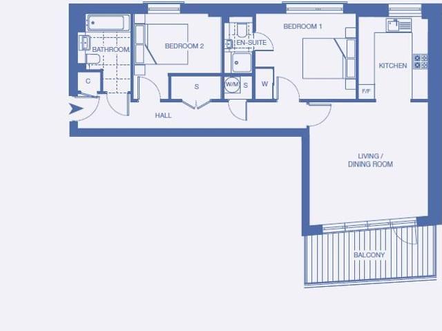 Lingfield Apartments, Parade Gardens E4, 2 bed flat to rent, £2,560 pcm | PrimeLocation