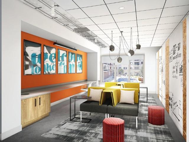 Link Apartments® Innovation Quarter 1 Bedroom Apartment for Rent at 530 N Patterson Ave, Winston Salem, NC 27101 Downtown Winston Salem