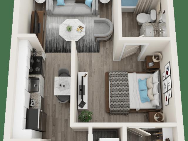 Link Apartments® Linden 1 Bedroom Apartment for Rent at 100 Brandon Rd, Chapel Hill, NC 27517