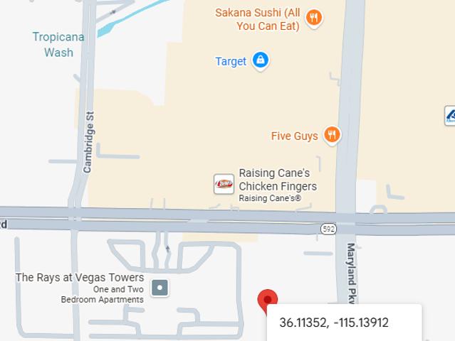 Liberty Apartments 1 Bedroom Apartment for Rent at 1155 E Flamingo Rd, Las Vegas, NV 89119