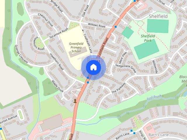 Lichfield Road, Shelfield, Walsall, West Midlands, WS4