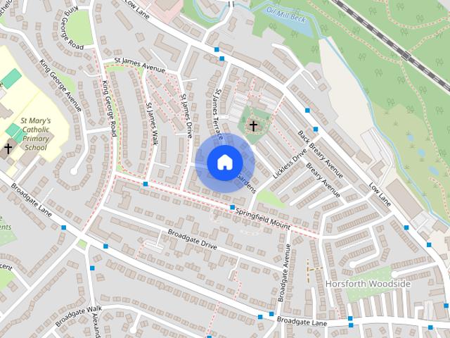 Lickless Gardens, Horsforth, Leeds, West Yorkshire, LS18
