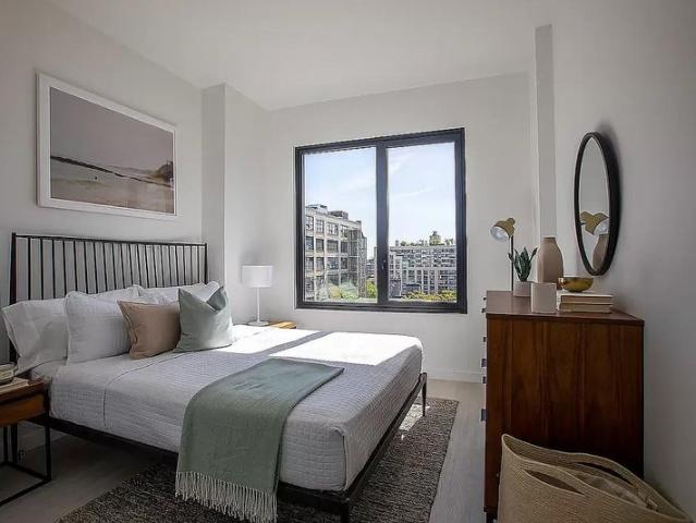 Light filled large room in quiet apartment