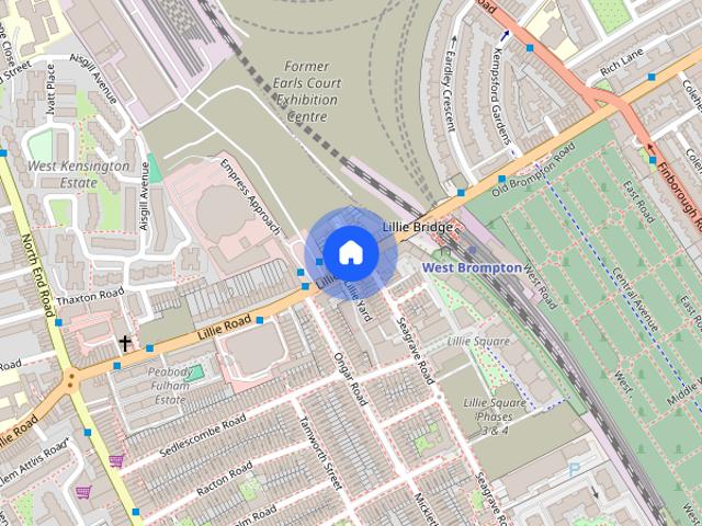 Lillie Square, Earls Court, London, SW6