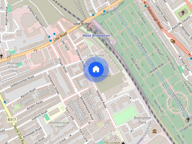 Lillie Square, Earl's Court, London, SW6