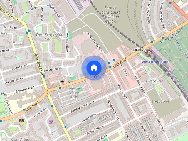 Lillie road, Fulham, London, SW6