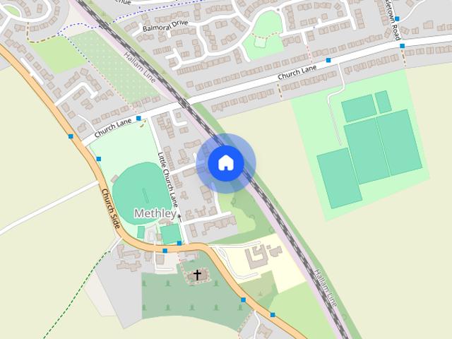 Little Church Lane, Methley, Leeds, West Yorkshire, UK, LS26