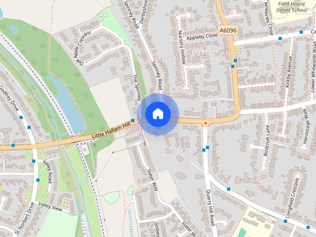 Little Hallam Hill, Ilkeston, Derbyshire, DE7