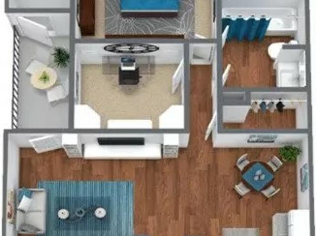Live Oak 1 Bedroom Apartment for Rent at 851 Threadneedle St, Houston, TX 77079 Energy Corridor