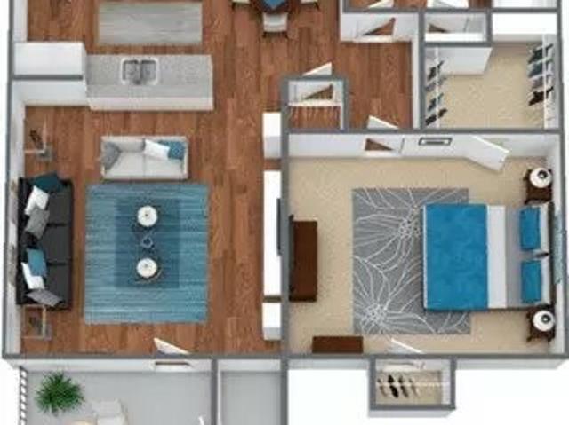 Live Oak 1 Bedroom Apartment for Rent at 851 Threadneedle St, Houston, TX 77079 Energy Corridor