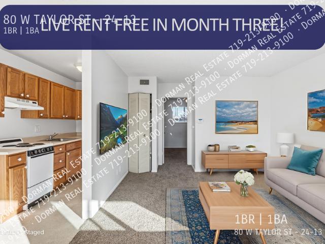 PENDING APPROVAL LIVE RENT FREE IN MONTH THREE Taylor Apartments 1 bed/bath unit. Second floor unit!
