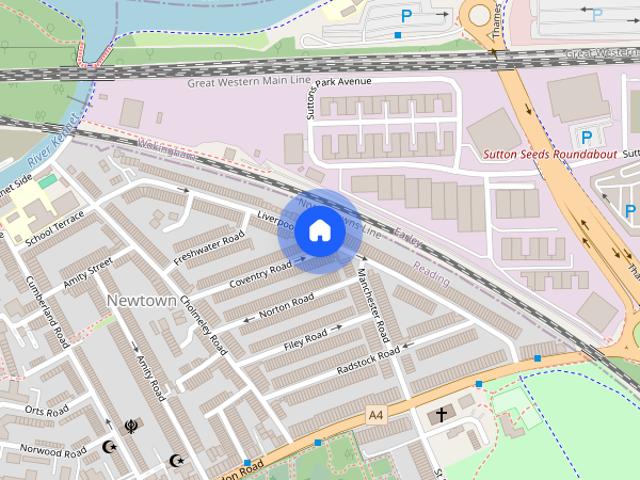 Liverpool Road, Reading, Berkshire, RG1
