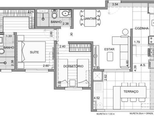 LIVING PRIVILEGE 68m² R$ 879.000,00