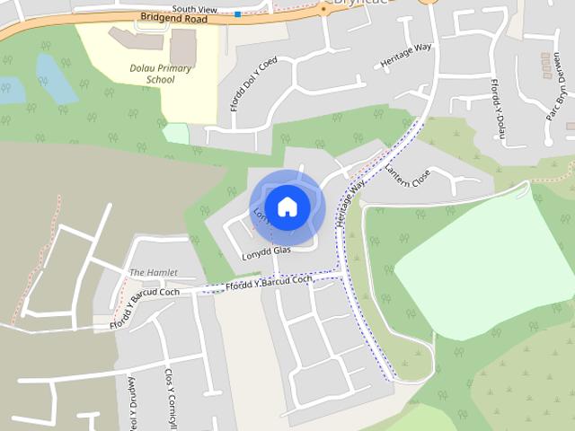 Lonydd Glas, Llanharan, Pontyclun, CF72