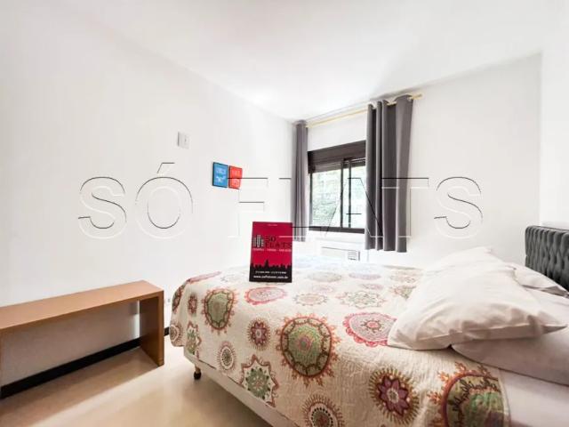 London, flat disponível para locação contendo 42m², 01 dormitório e 01 vaga