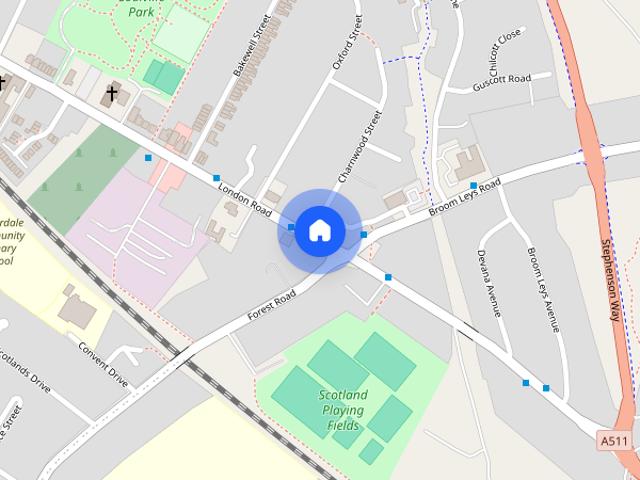 London Road, Charnwood Court London Road, LE67