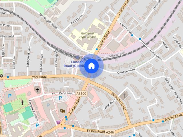 London Road, Guildford, GU1