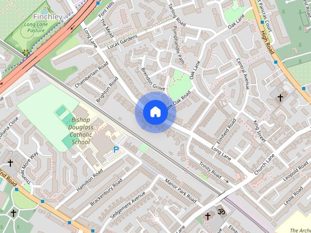 Long Lane, East Finchley, London, N2