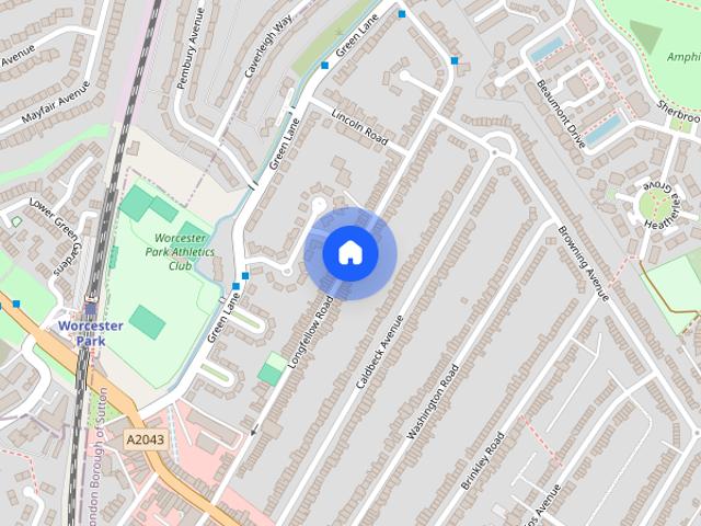 Longfellow Road, Worcester Park KT4