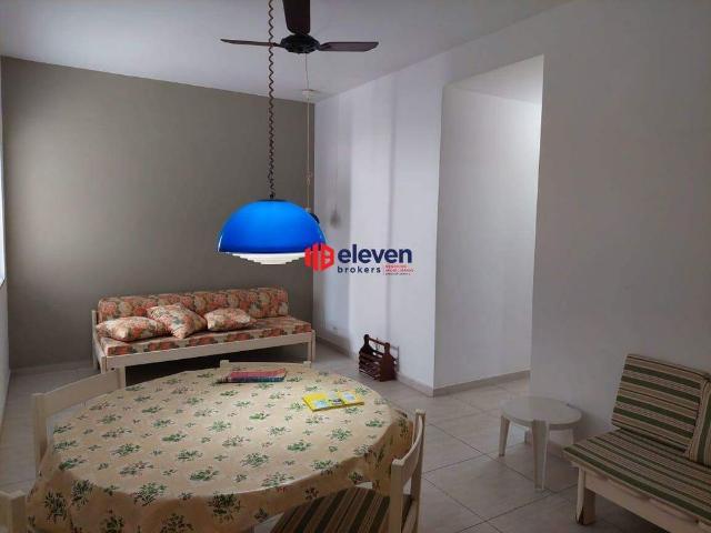 Locação apartamento de 97 mts, 02 dorms dependência completa em frente a praia | Cód.: 13195