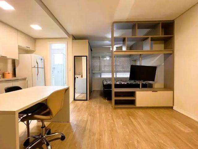 Locação: apartamento studio mobiliado e com vaga no bom fim próximo a ufrgs/ufcs