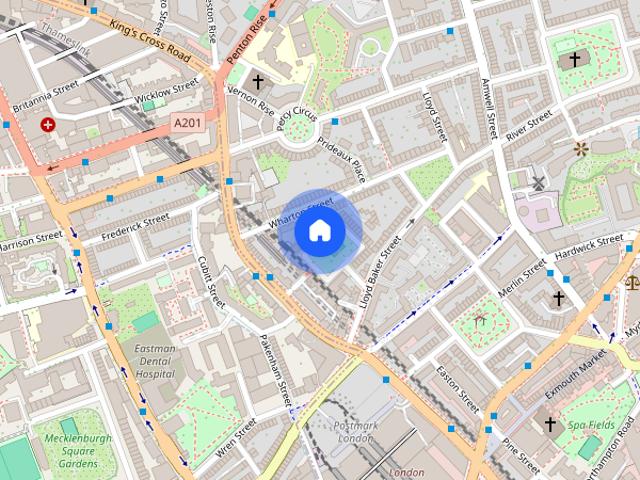 Located in one of WC1X prime garden squares close to Bloomsbury