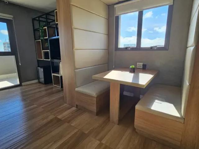 Loft mobiliado aluguel ou venda possui 25 metros quadrados com 1 quarto em Moema São Paulo SP