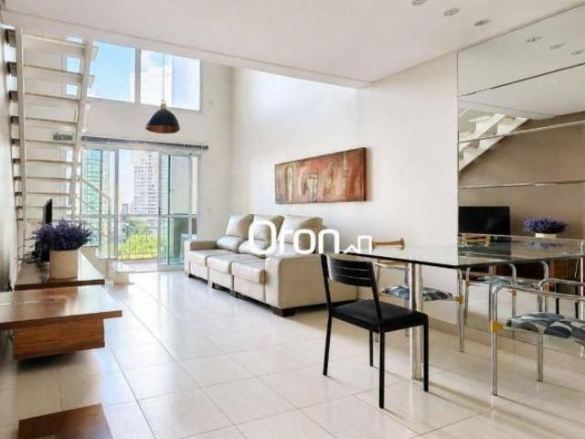 Loft mobiliado com 1 dormitório à venda, 64 m² por R$ 460.000 Jardim Goiás Goiânia/GO