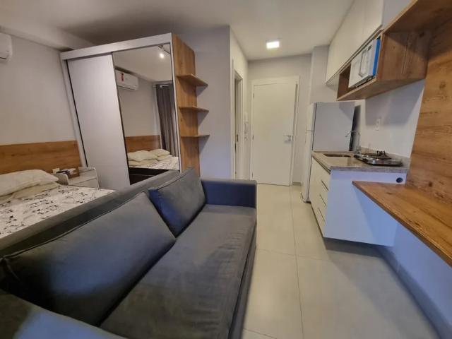 Loft mobiliado no Vitrali Moema para venda possui 24 metros quadrados