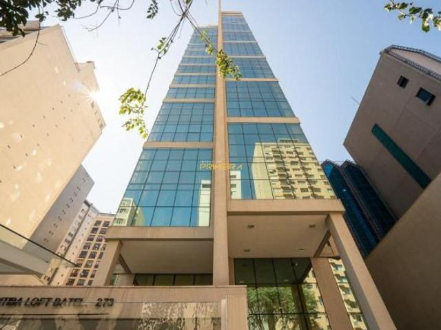 Loft Mobiliado no Edifício Curitiba Loft Batel 62m², 1 quarto Conforto e comodidade