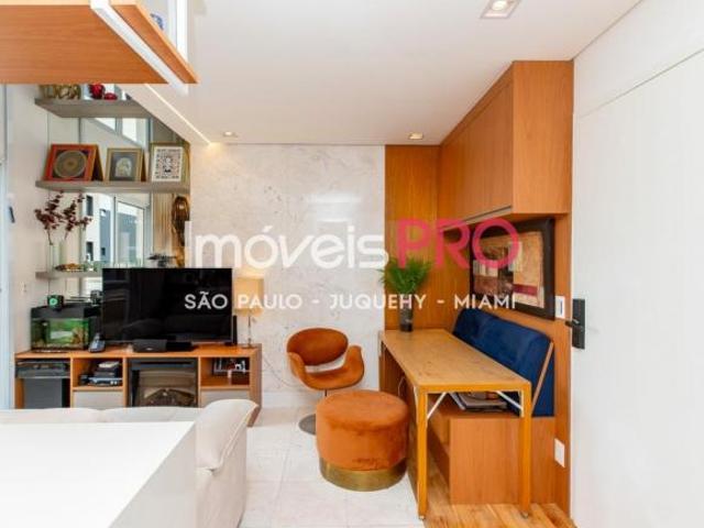 Loft moderno no Itaim Bibi com lazer e boa localização