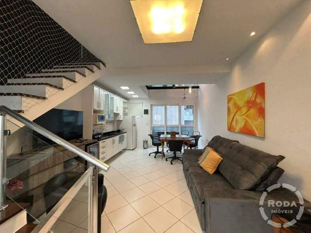 Loft no coração de Gonzaga, duplex com 01 quarto