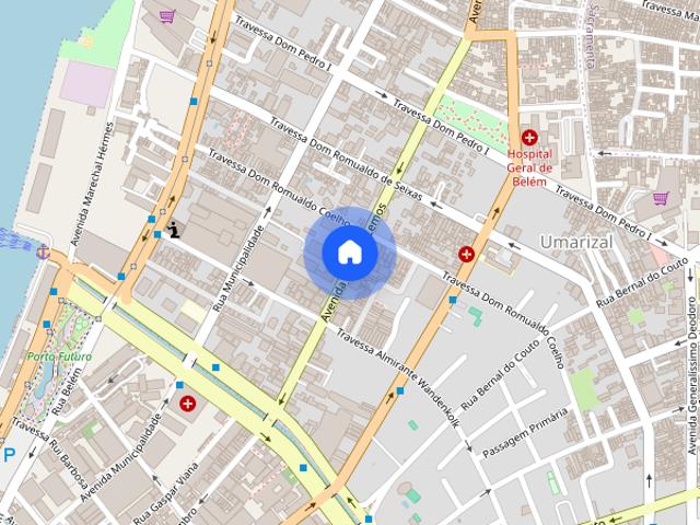 Loft no Edifício Life Spa & Gym com 55m², Nascente, Mobiliado, Condomínio de Alto Padrão no Centro Gym Profissional e Spa Completo, Localizado na Umarizal