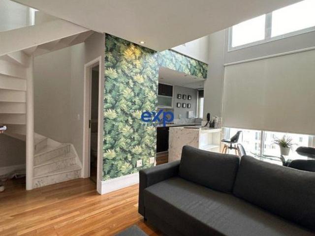 Loft charmoso à venda Porteira fechada | 48m² | Andar alto Vila Andrade