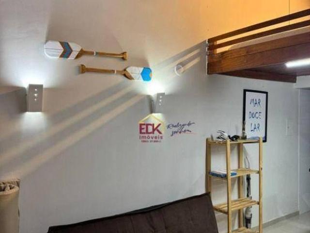 Loft com 1 dormitório à venda, 27 m² por R$ 265.000,00 Porto Novo Caraguatatuba/SP