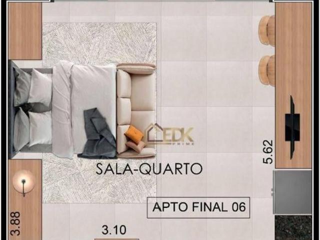 Loft com 1 dormitório à venda, 36 m² por R$ 420.000 Centro Ubatuba/SP