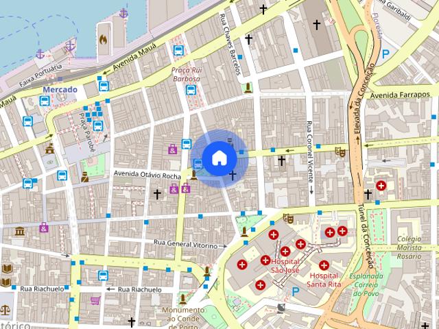 Loft com 1 quarto e 25m² para alugar em Centro Histórico, Porto Alegre