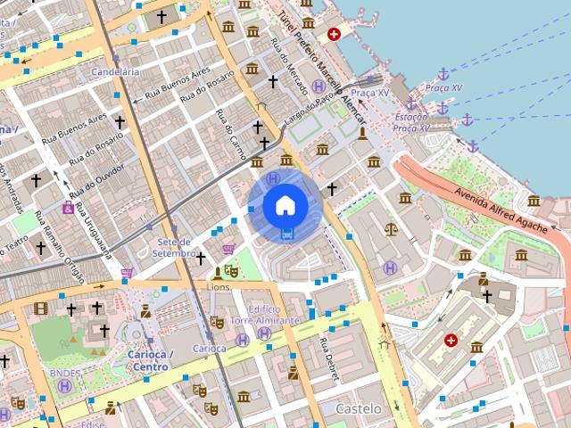 Loft com 1 quarto para alugar na Rua Visconde de Inhaúma, Centro, Rio de Janeiro