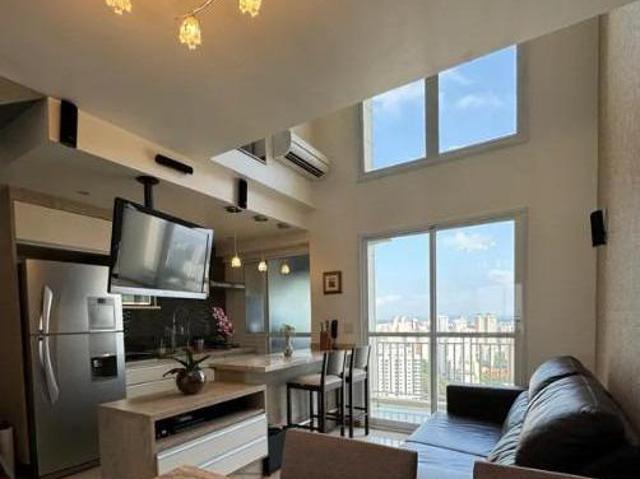 Loft de Luxo na Vila Andrade: 1 Quarto, 1 Suíte, 1 Vaga de Garagem 50m² Imperdível!