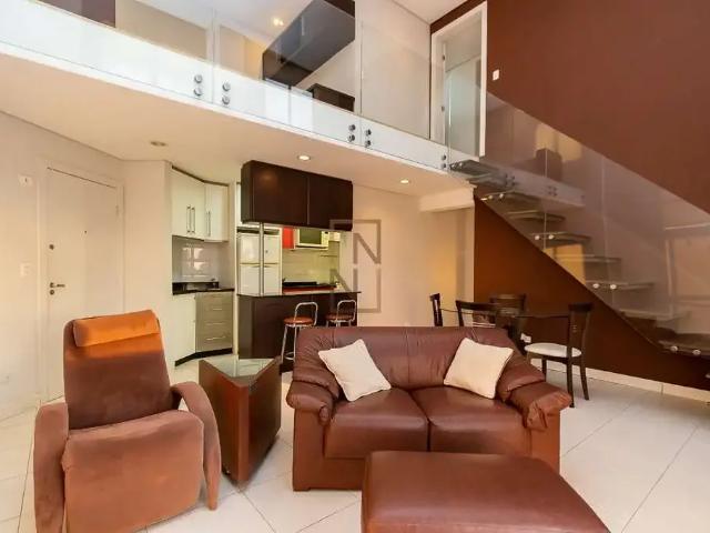 Loft para Locação em Curitiba/PR Centro 2 Quartos