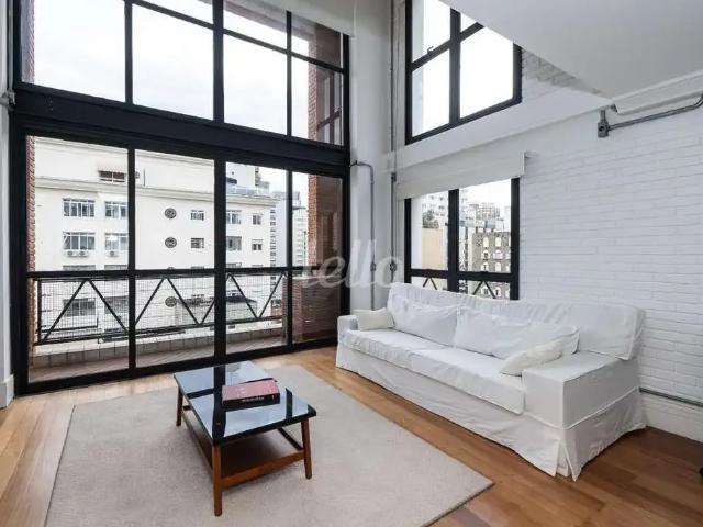 Loft para Locação em São Paulo/SP Cerqueira César 1 Quartos