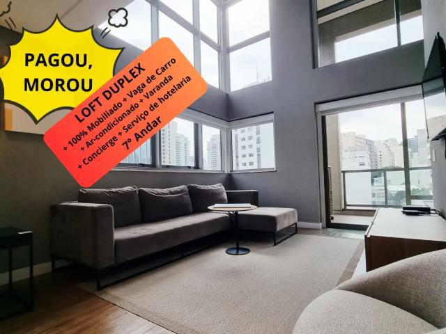 Loft para Locação em São Paulo/SP Vila Mariana 1 Quartos