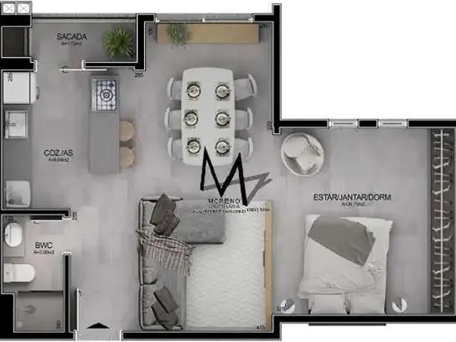Loft para Venda em Florianópolis/SC Campeche 1 Quartos