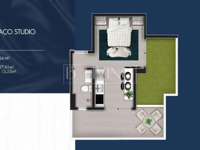 Loft para Venda em Florianópolis/SC Trindade 1 Quartos