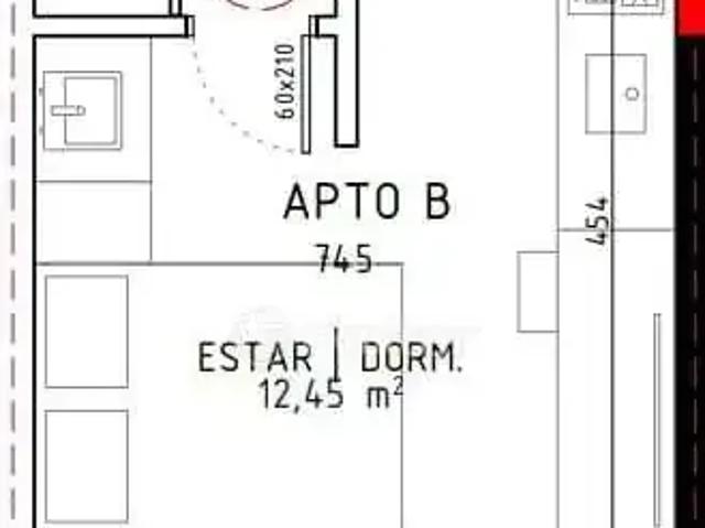 Loft para Venda em Porto Alegre/RS Floresta 1 Quartos