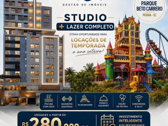 Loft para Venda em Penha/SC Armação 1 Quartos