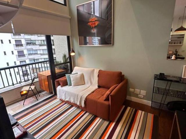 LOFT,VENDE,JARDIM PAULISTA, 1DORM SUITE,LAVABO, MOBILIADO,1VAGA, 45M2