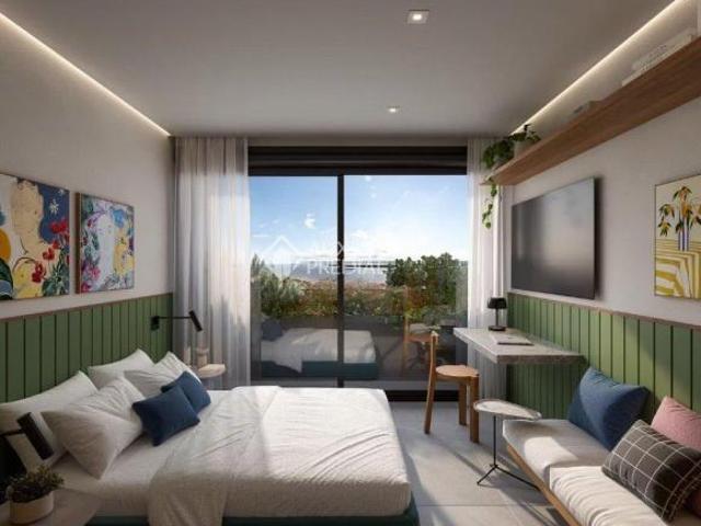 Loft 20m² no Centro Histórico com 1 vaga e piscina