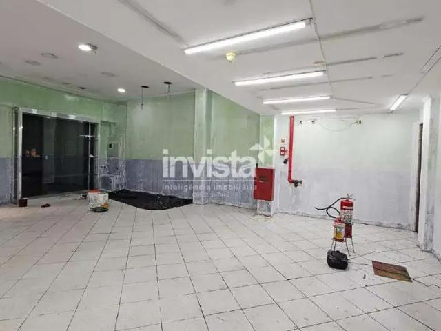 Loja / Comércio para Locação em Santos/SP Centro